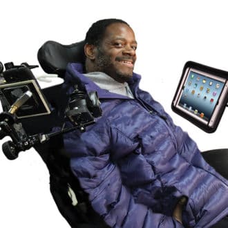 iPad Mounting System for Wheelchair & Tabletop Accessibility